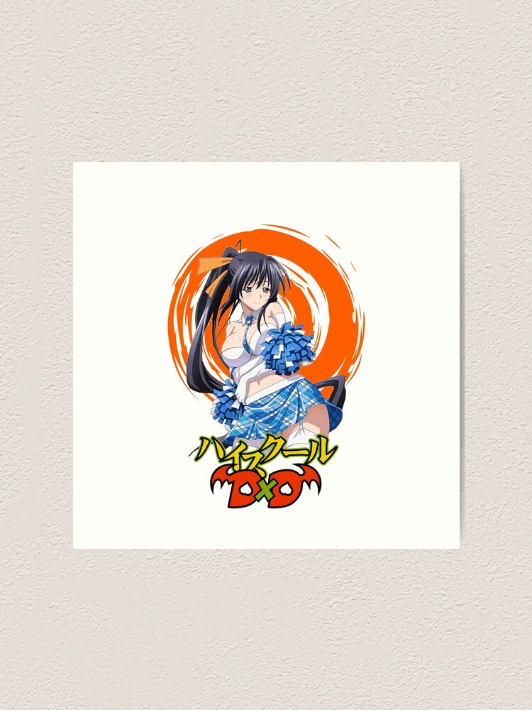 "Akeno Himejima Kawaii Cute - High School DxD" Art Print for Sale by ...