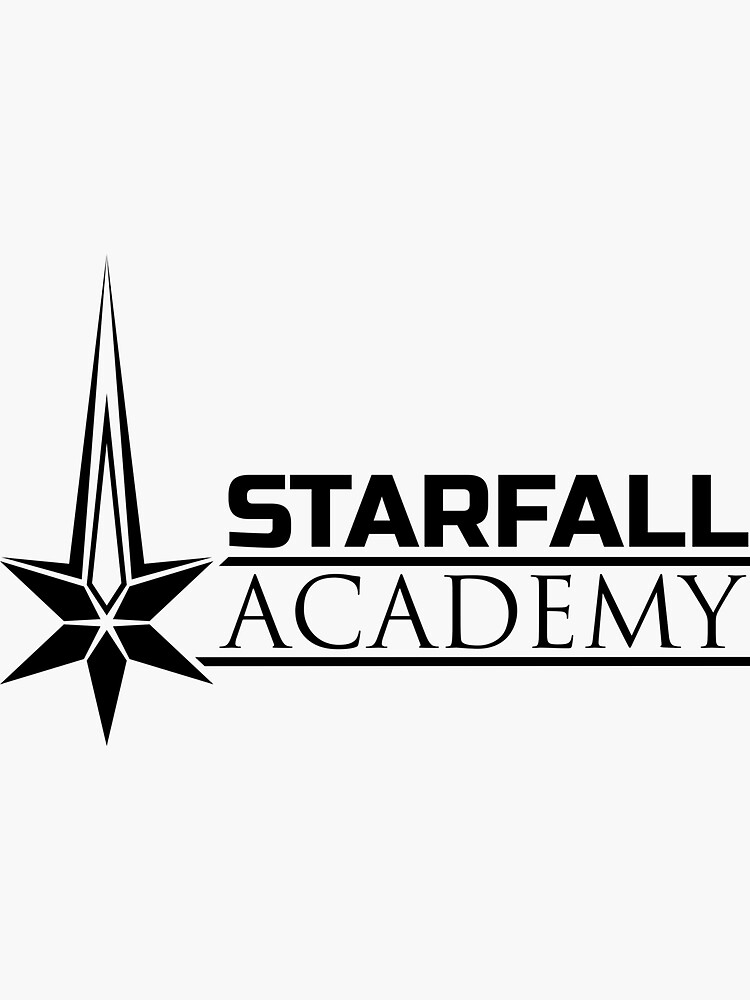 "Starfall Academy Logo" Sticker for Sale by StarfallAcademy | Redbubble
