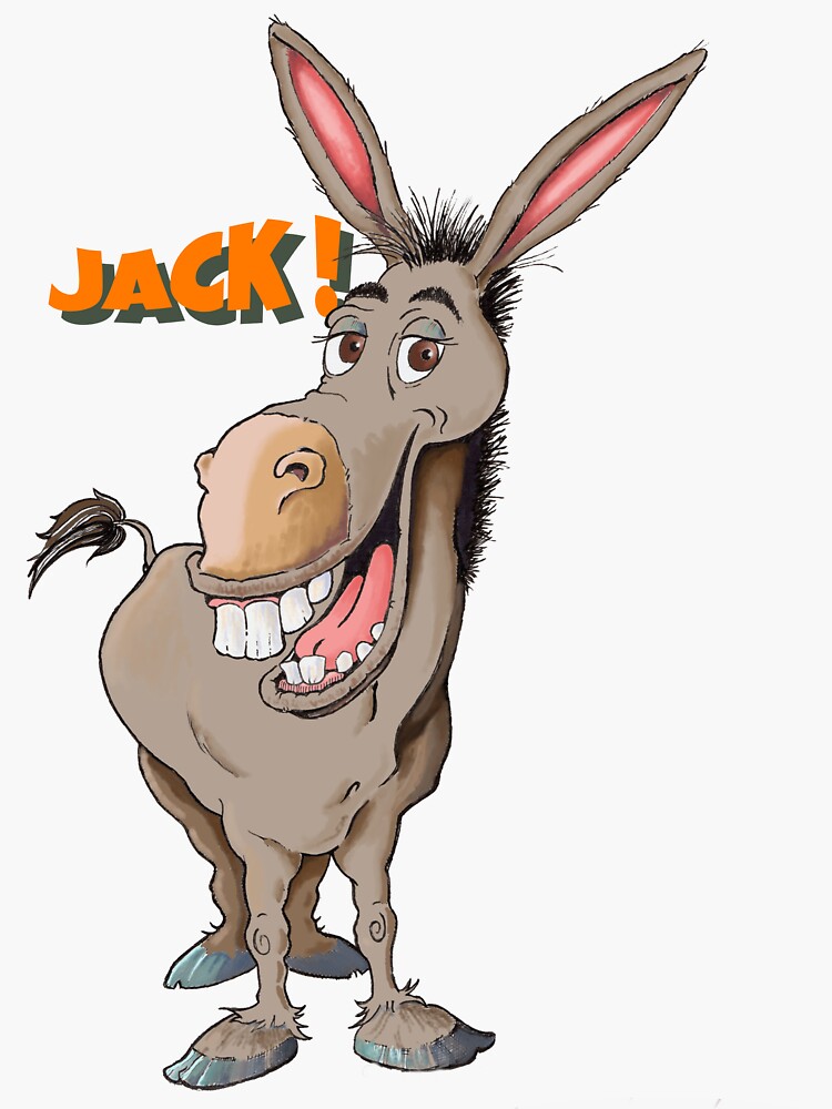 "Species Equus Jack Joke " Sticker for Sale by IceniDesigns | Redbubble