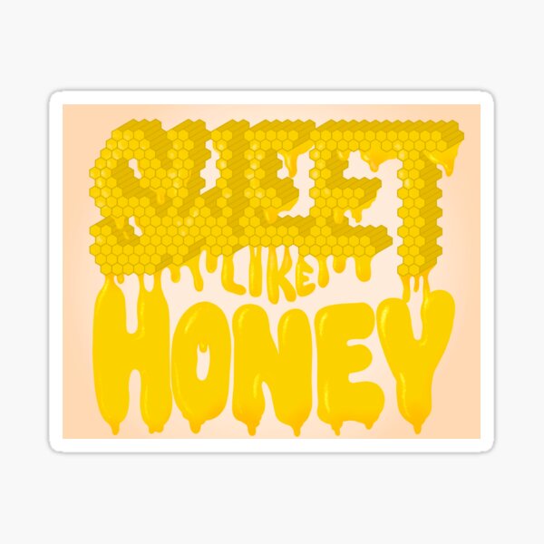 "Sweet like honey" Sticker by Anovaart | Redbubble