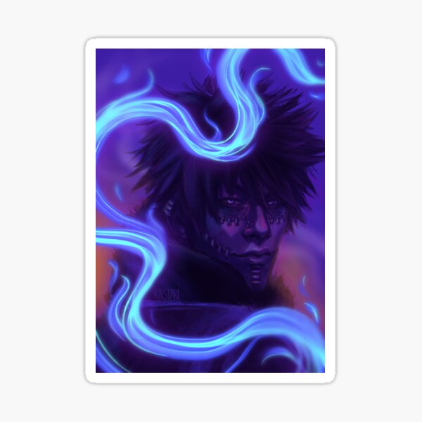 "Dabi portrait" Sticker for Sale by zevstari | Redbubble