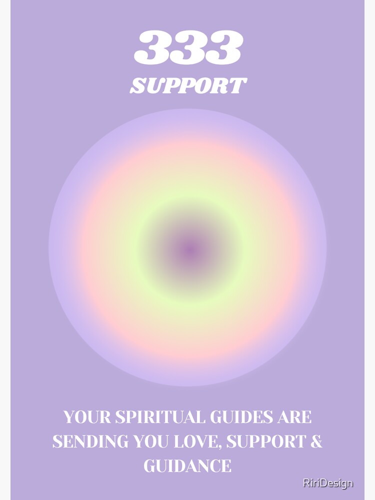 "333 purple angel number" Sticker by RiriDesign | Redbubble