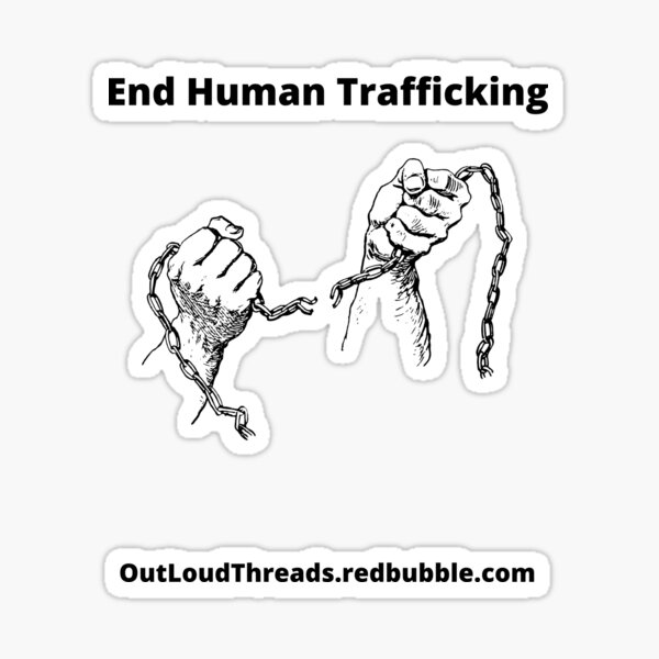 "Broken Chains" Sticker for Sale by OutLoudThreads | Redbubble