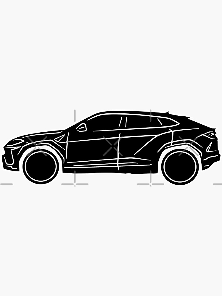 "Urus" Sticker by AutoClub | Redbubble