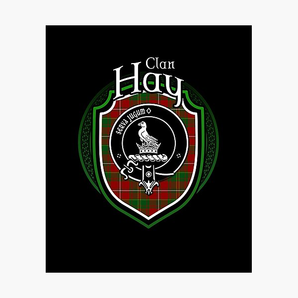 Lámina fotográfica «Clan Hay Crest, Regalos escoceses de la familia Hay ...