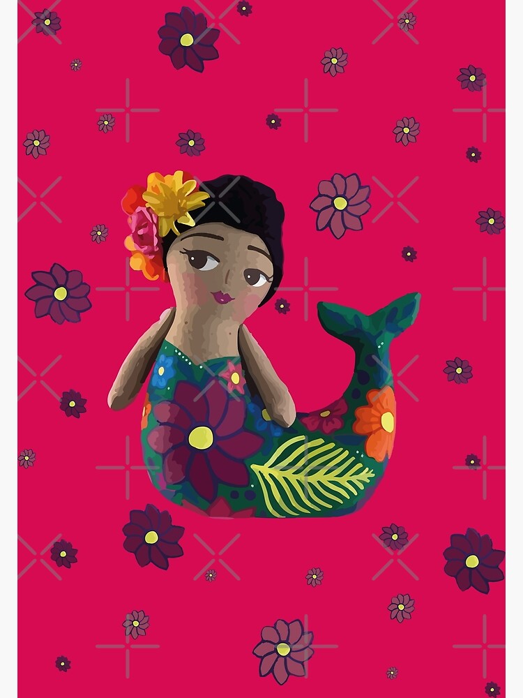 "Mexican mermaid rag doll muñeca lele original maria toy from queretaro ...