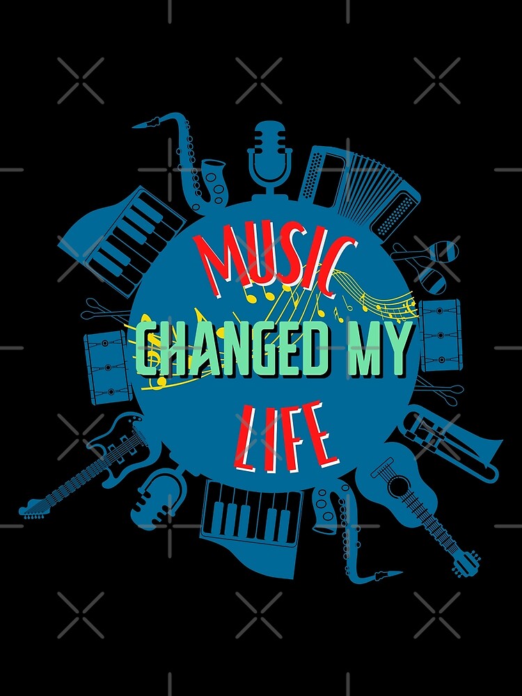 "Music Changed my Life - Instrumentalist" Poster by JBmarket4u | Redbubble