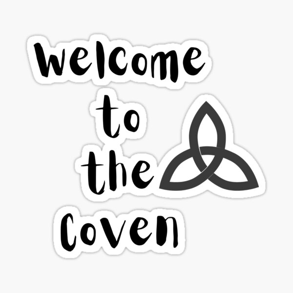 "Welcome to the coven" Sticker by tattooclumsey | Redbubble