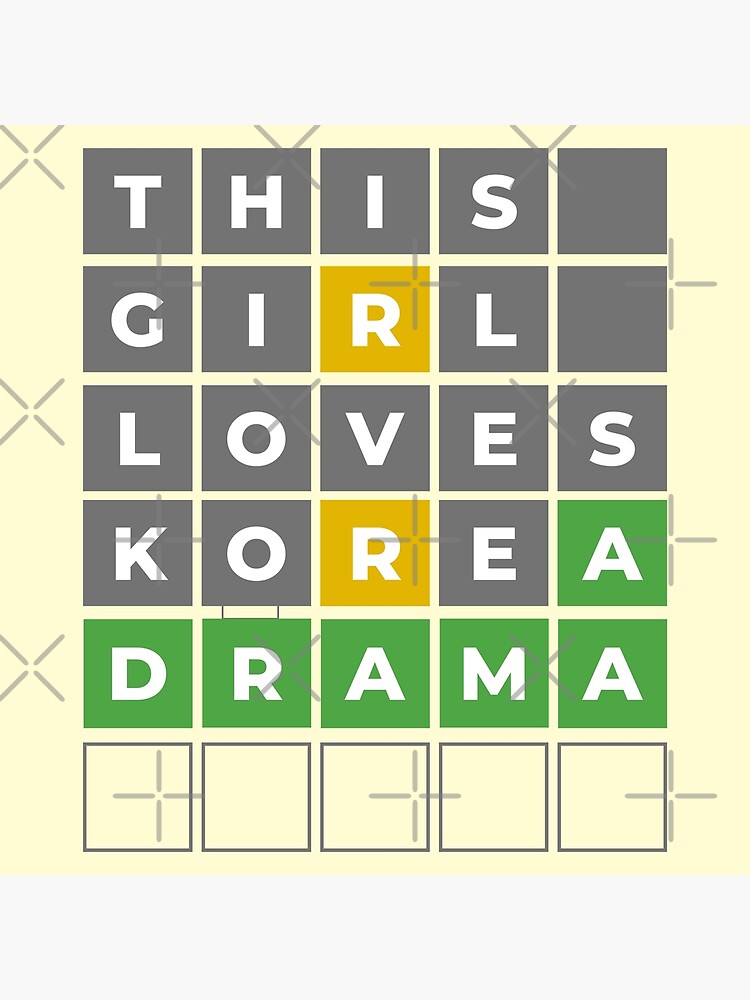 "This girl loves Korea drama, Wordle game, K culture, K drama fan, Love ...