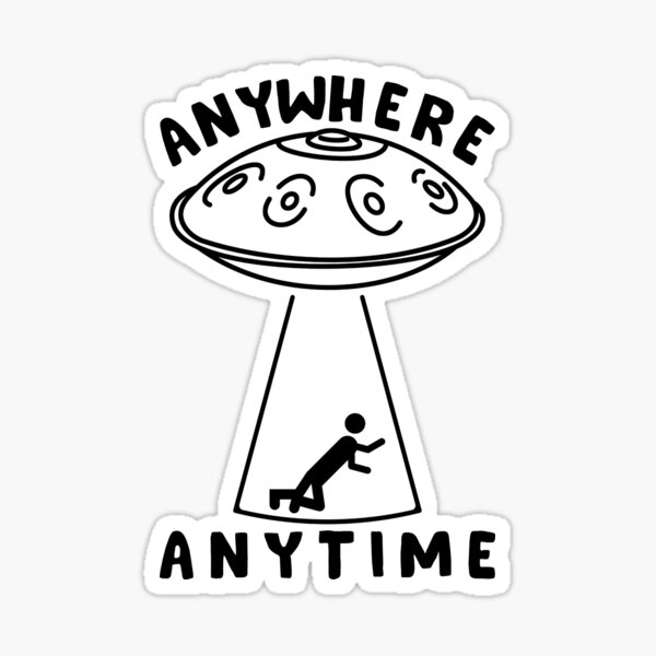 "Handpan Anywhere Anytime" Sticker for Sale by DutchDesign2020 | Redbubble