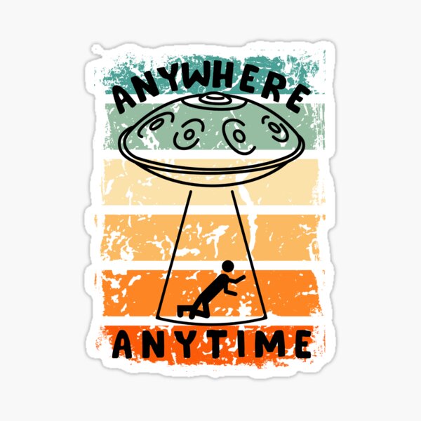 "Handpan Anywhere Anytime" Sticker by DutchDesign2020 | Redbubble