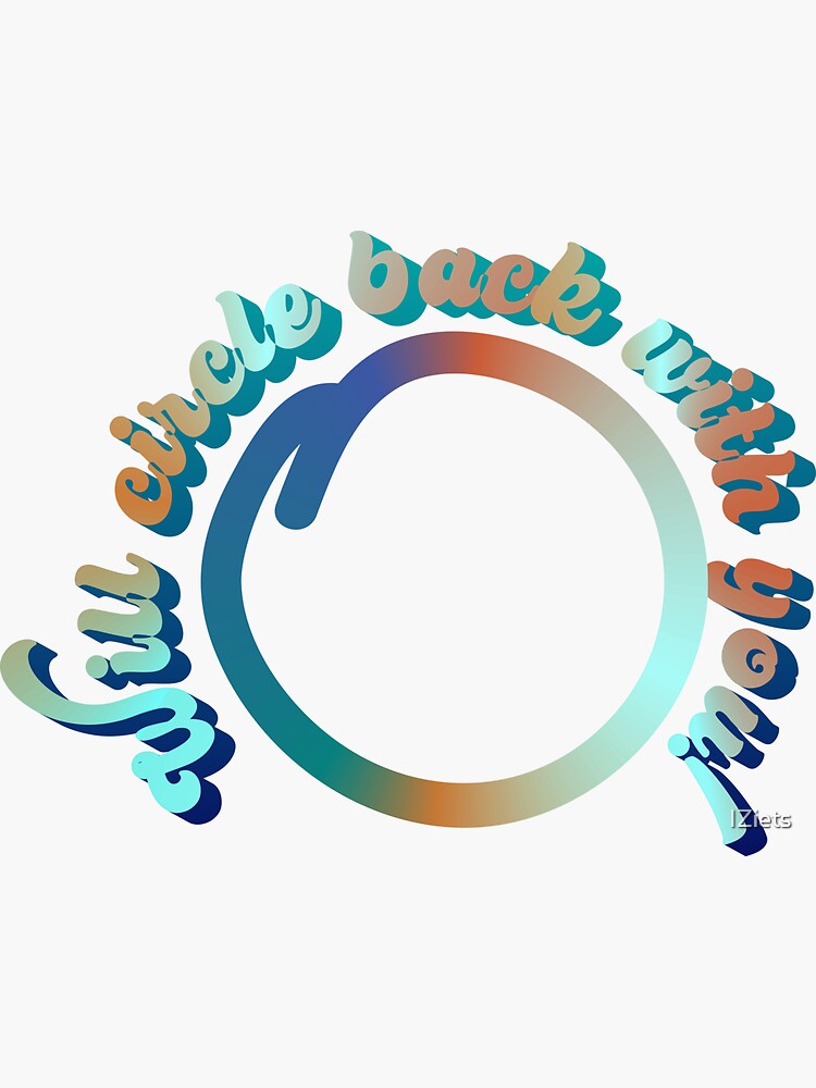 "Whitehouse Will Circle Back With You! Jen Psaki" Sticker by IZiets ...