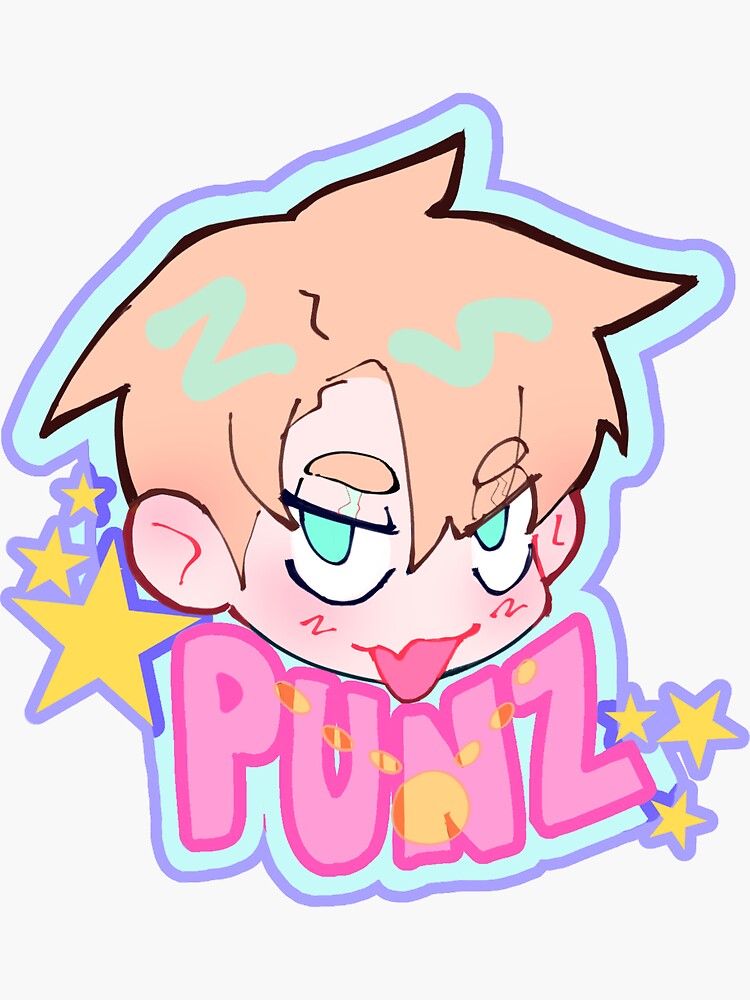 "Punz Sticker" Sticker for Sale by Grapefuiitjuice | Redbubble
