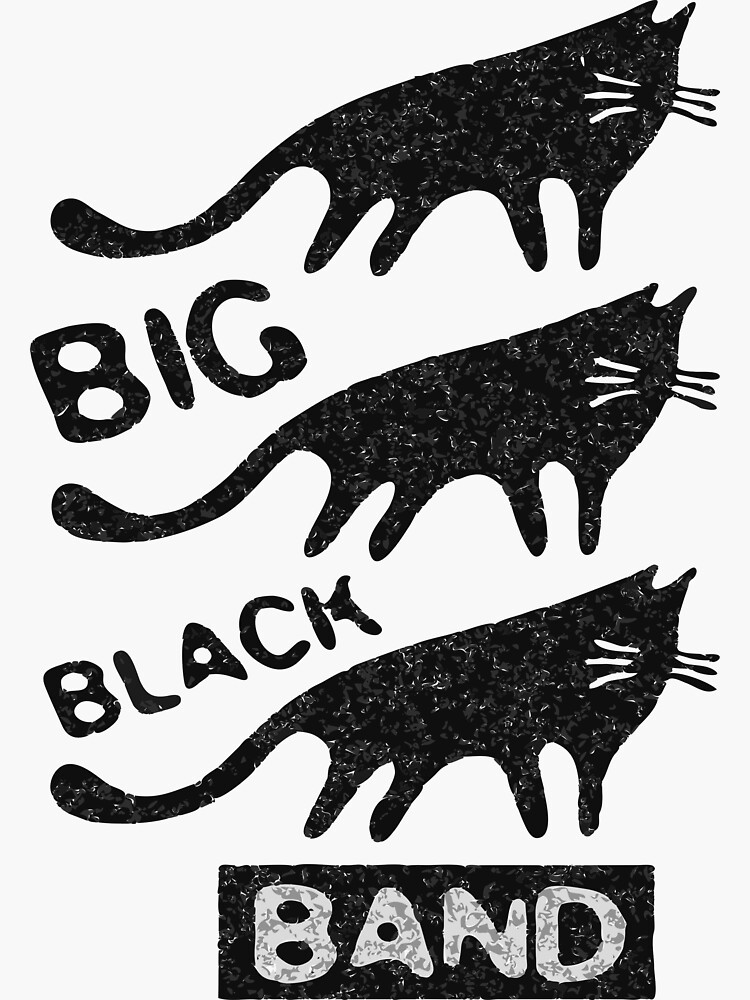 "Gang of black cats" Sticker for Sale by anwar-designer | Redbubble