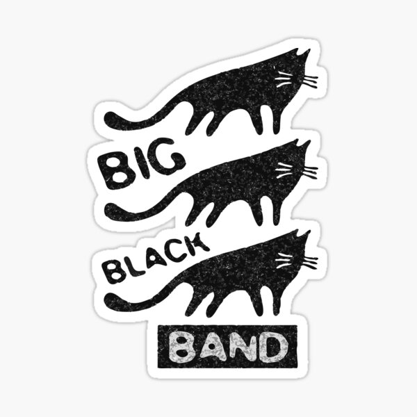 "Gang of black cats" Sticker for Sale by anwar-designer | Redbubble