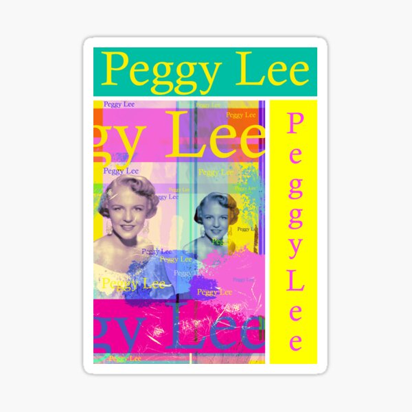 "Peggy Lee portrait mouse living" Sticker by Mauswohn | Redbubble
