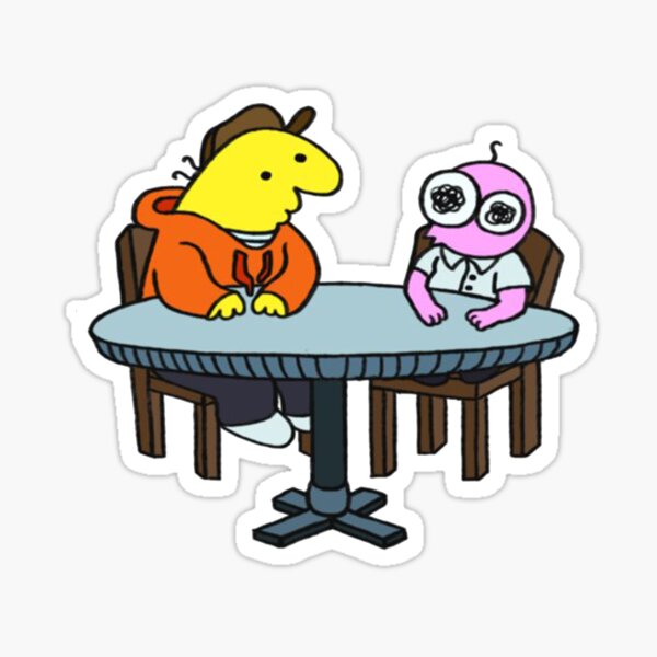"Smiling Friends" Sticker for Sale by ArtCredible | Redbubble