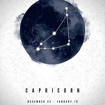 "The Capricorn Zodiac – Star Sign Constellation Astrology– Capricorn ...
