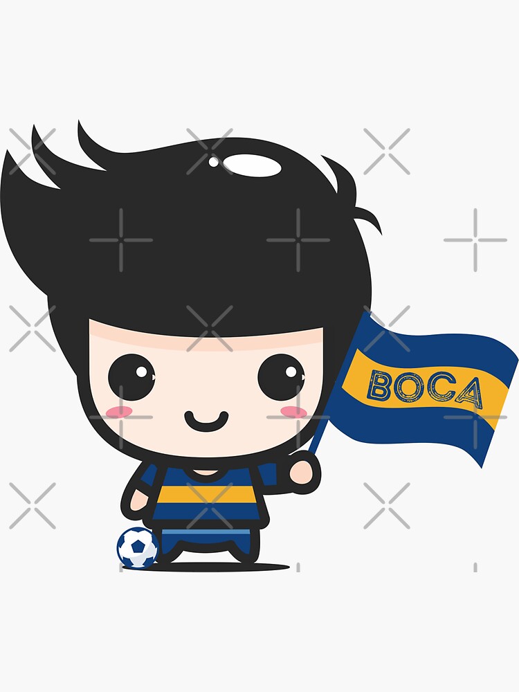 "Boca Juniors CABJ Fan Kid | ARG Buenos Aires Soccer" Sticker by ...