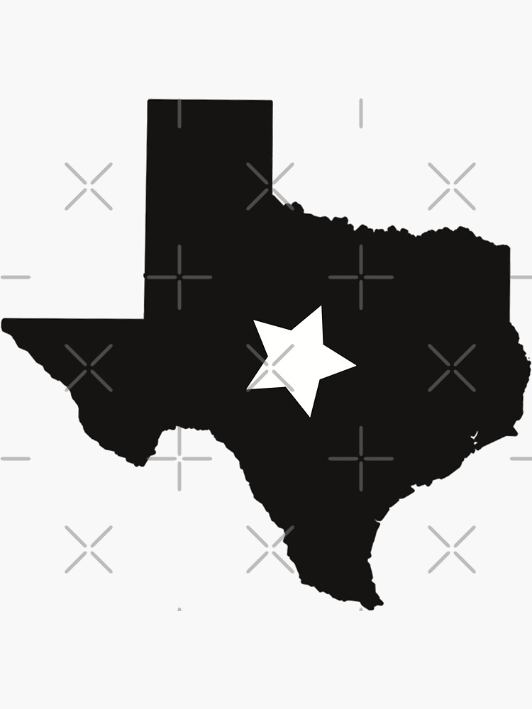 "Texas Star " Sticker by JadasArtDesigns | Redbubble