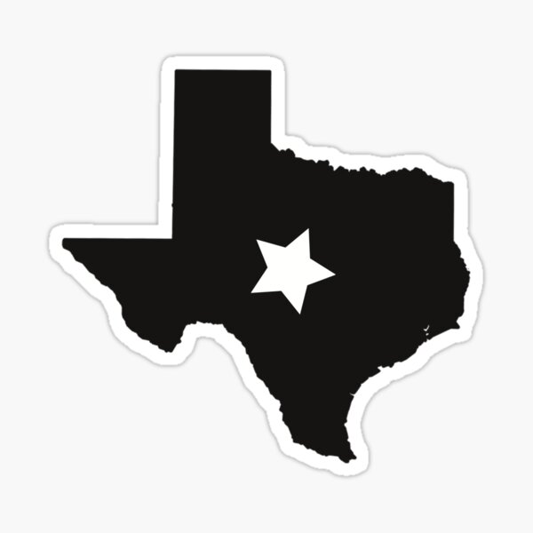 "Texas Star " Sticker by JadasArtDesigns | Redbubble