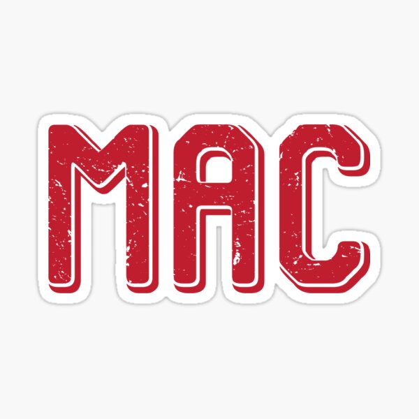 "MAC" Sticker by CardinalClaw | Redbubble