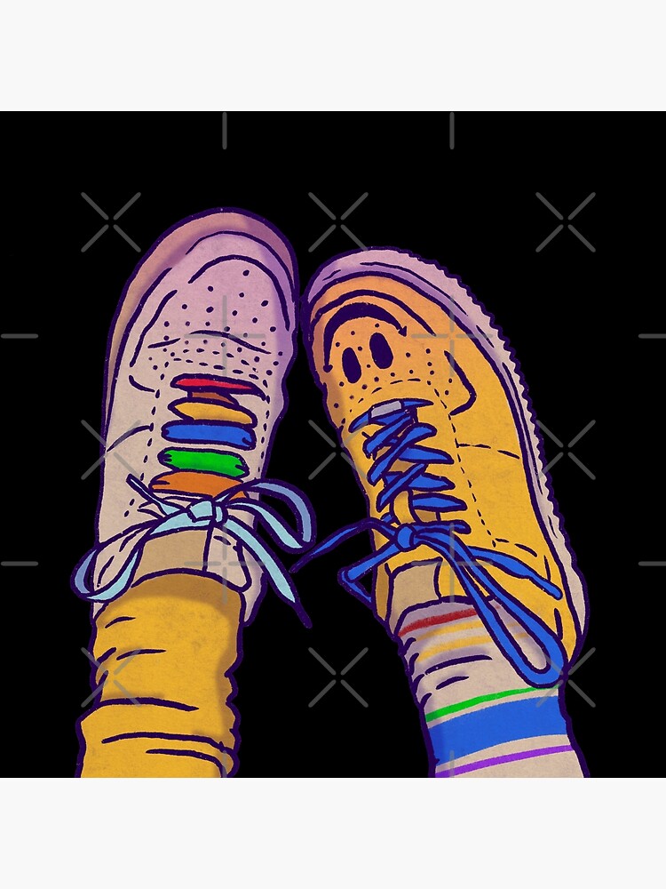 Póster «kidcore clowncore kid core clown core 90s zapatillas nostalgia ...