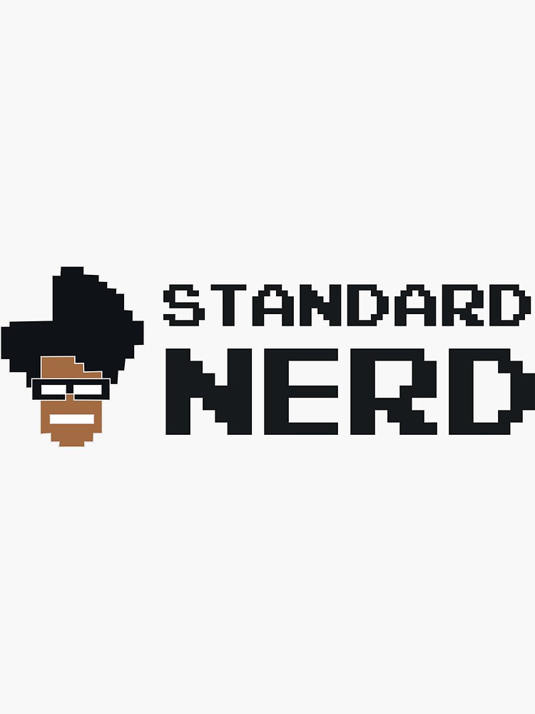 "Standard Nerd, IT Crowd Moss" Sticker by GeeksUnique | Redbubble