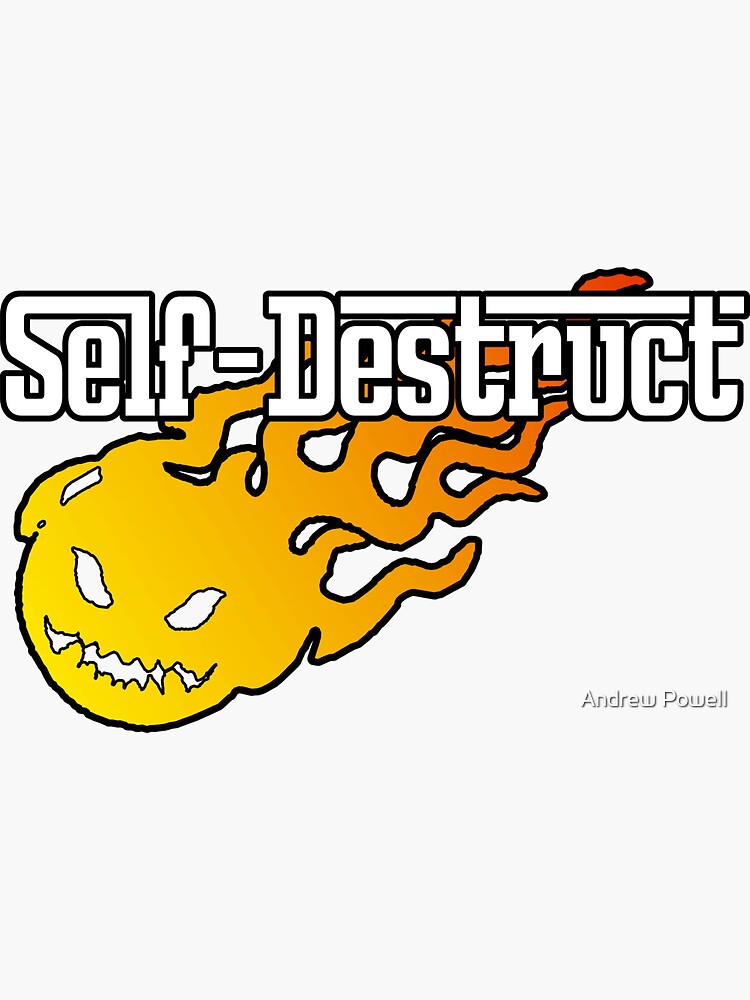 "Self-Destruct (final fantasy bomb)" Sticker for Sale by Astral1s ...