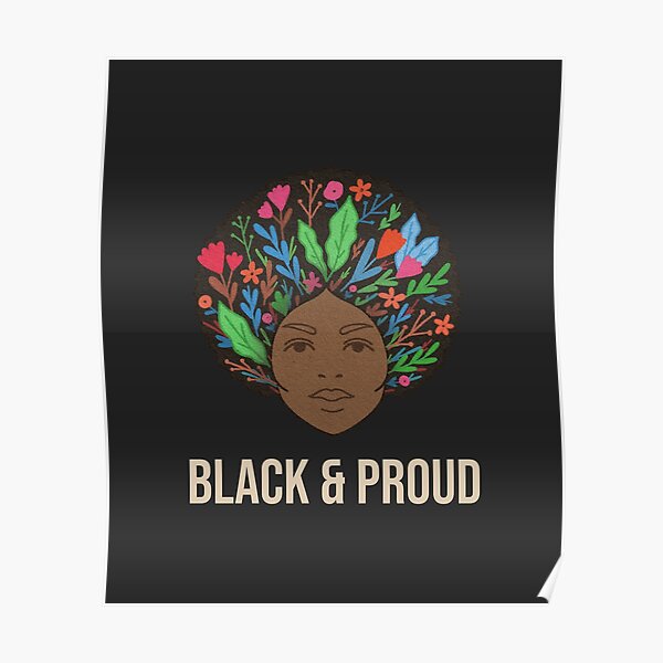 "Black and Proud | Black History Month" Poster for Sale by art-fox ...
