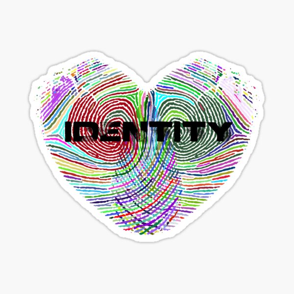 "Heart identity" Sticker by your-identity | Redbubble