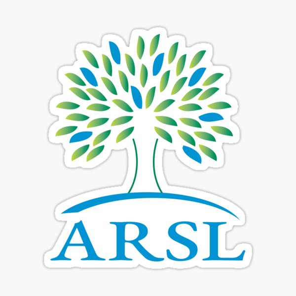 "ARSL Acronym Logo" Sticker for Sale by ARSLStore | Redbubble
