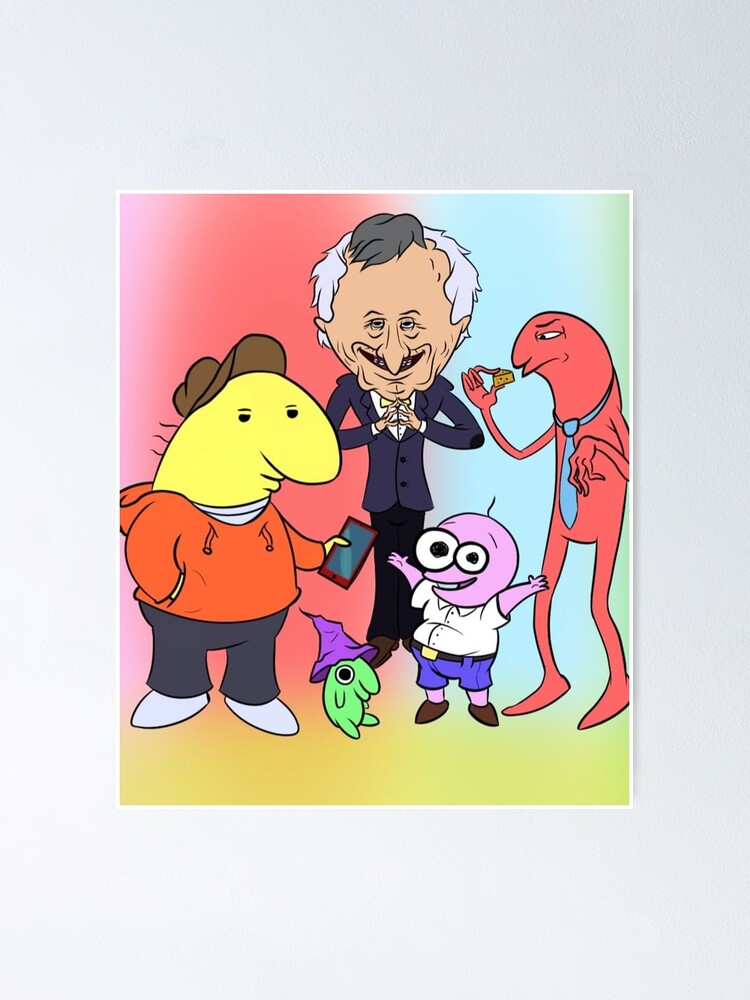 "Smiling Friends" Poster for Sale by ArtCredible | Redbubble