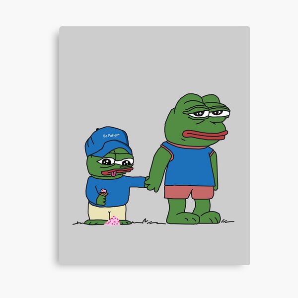 "PepeTheFrog and Kid Brother Apu Apustaja with ice cream holding hands ...