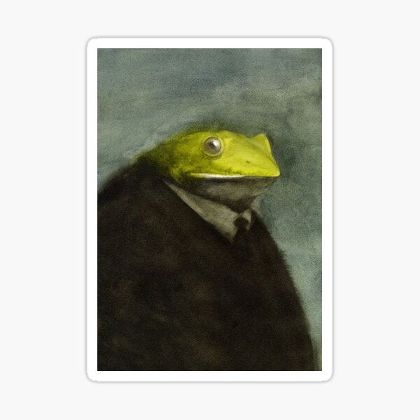 "Judge Frog" Sticker for Sale by Jaypoooo | Redbubble