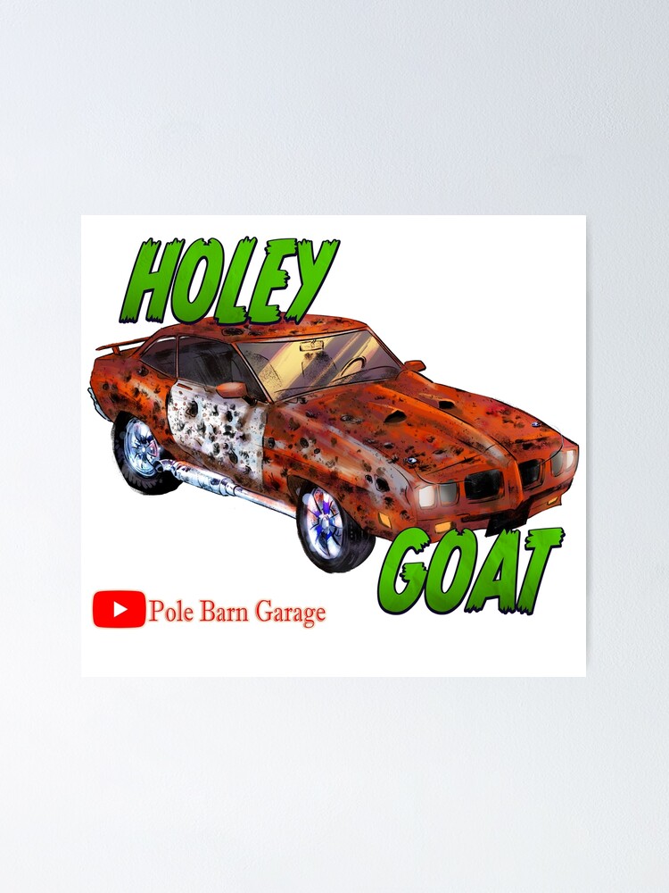 "The Holey Goat" Poster for Sale by MiriamCooperArt | Redbubble