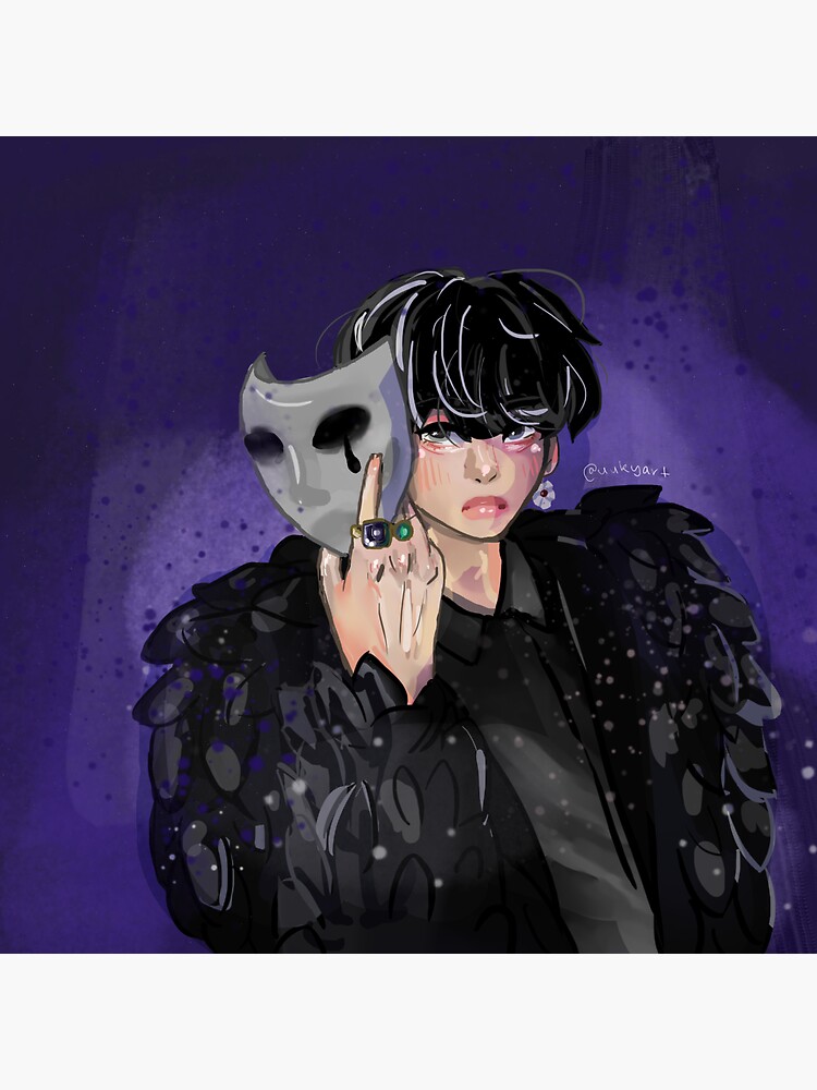 "Singularity Taehyung BTS" Sticker by uukyart | Redbubble