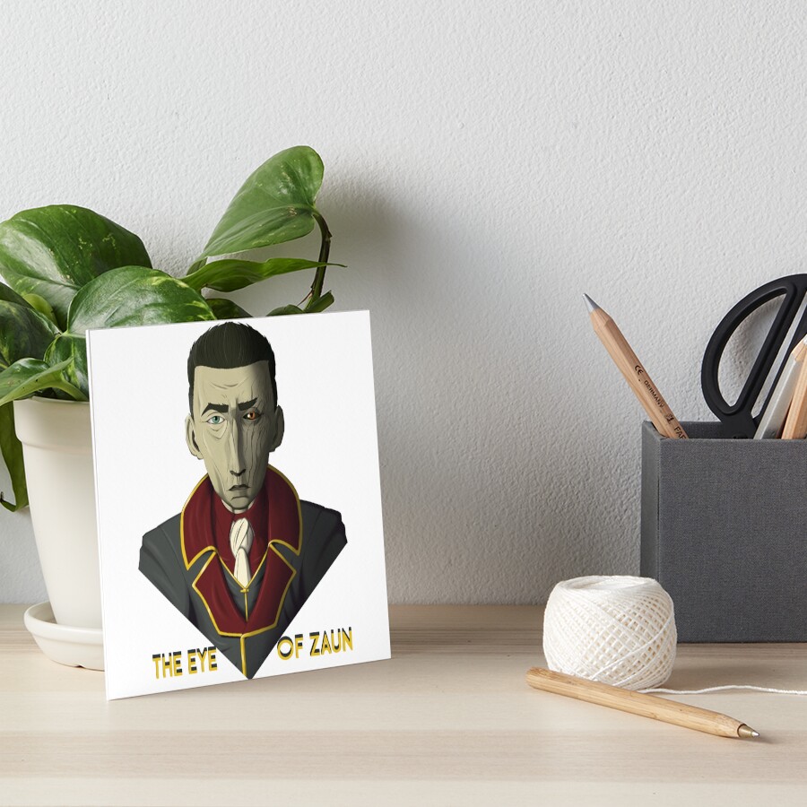 "Silco " The Eye Of Zaun"" Art Board Print by cayofili | Redbubble