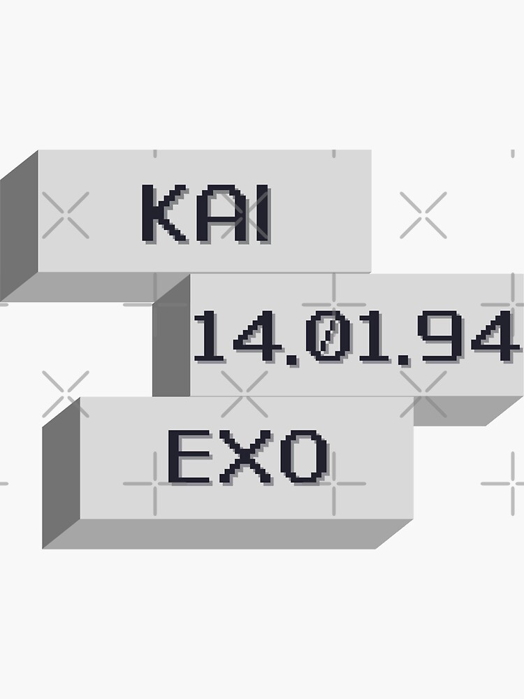 "EXO Kai, Kim Kai, Kim Jongin Fanart" Sticker for Sale by HDPCase ...