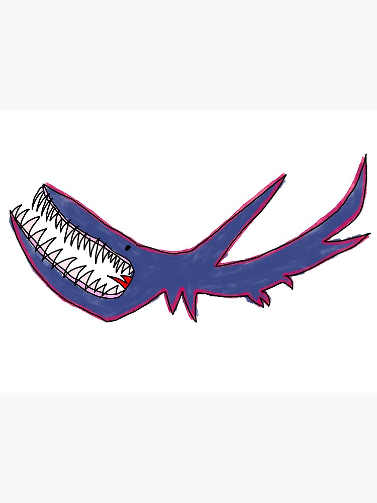 "Mega Shark Monster " Poster by SamArtWorld2022 | Redbubble