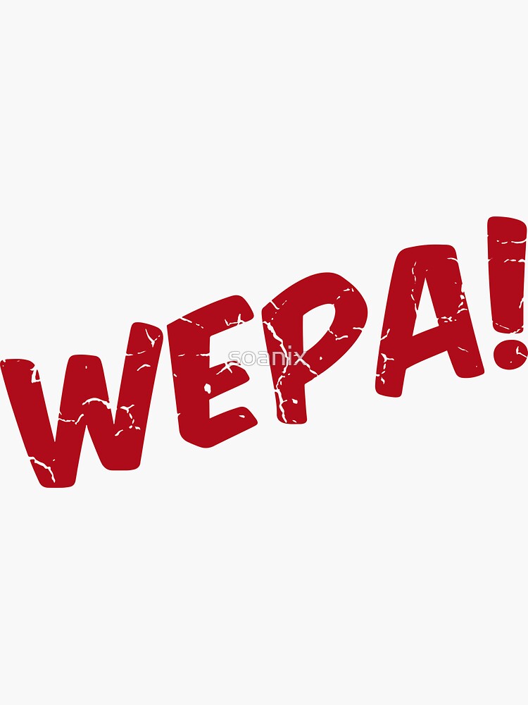 "Wepa!" Sticker by soanix | Redbubble