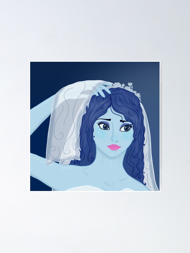"Emily the Corpse Bride" Poster for Sale by BadgertheBagel | Redbubble