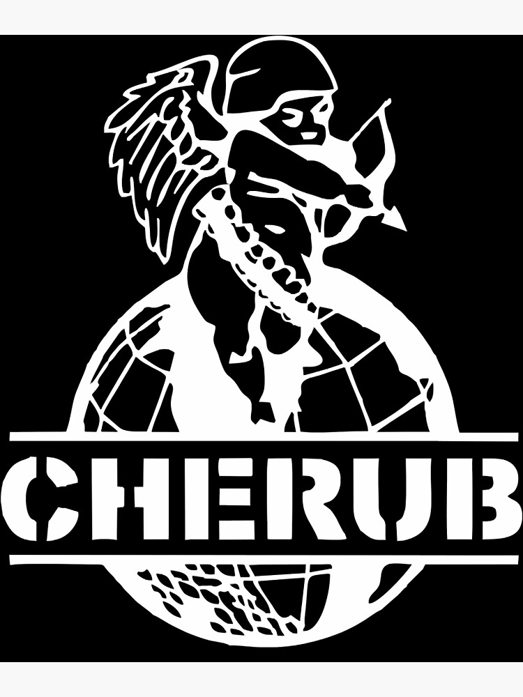 "Cherub Logo " Poster for Sale by teshaevelin401 | Redbubble