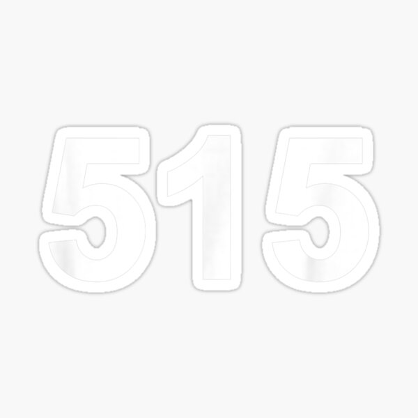 "Often Imitated Never Duplicated Area Code 515 Numbers " Sticker by ...