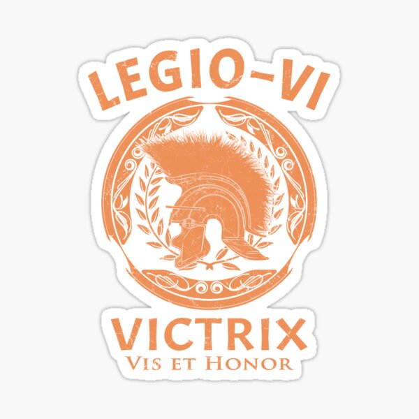 "Legio VI Victrix" Sticker for Sale by NicGrayGraphic | Redbubble