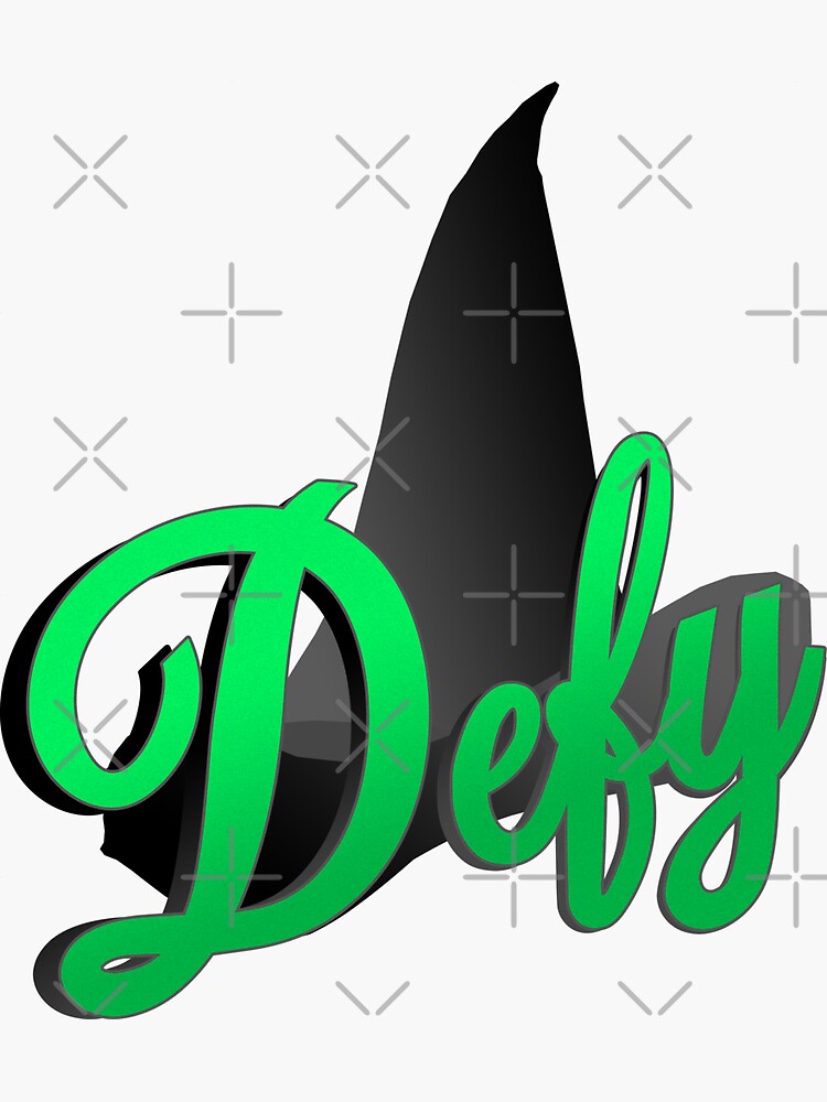 "Defy" Sticker by notanangel81 | Redbubble