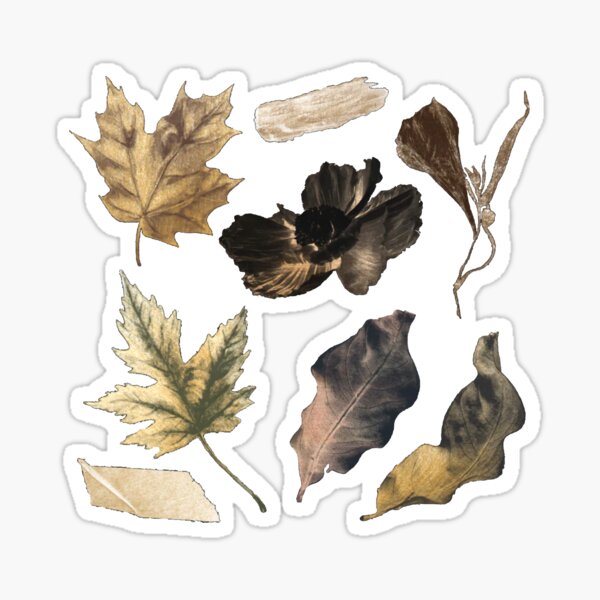 "Dry Leaves" Sticker for Sale by GamesStickers | Redbubble