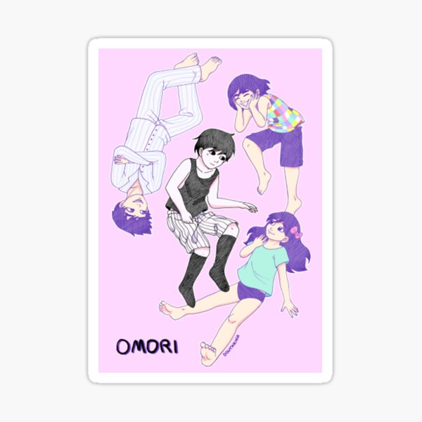 "Omori Anime Sunny" Sticker for Sale by Louderback1 | Redbubble