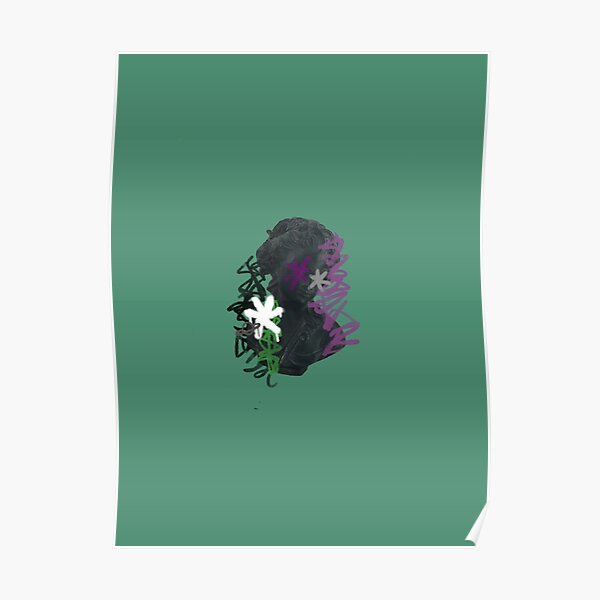 "aroace statue " Poster for Sale by stargirl7 | Redbubble
