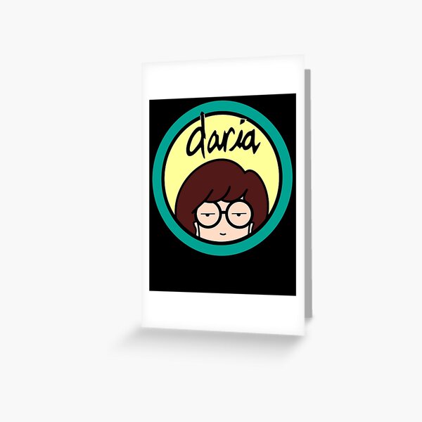 "Daria - Logo " Greeting Card by jorgeleaf3259 | Redbubble